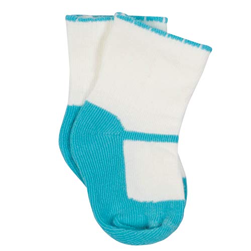 Gerber Unisex Baby Girls 8-Pair Wiggle-Proof Sock, Multicolor, 0-6 Months