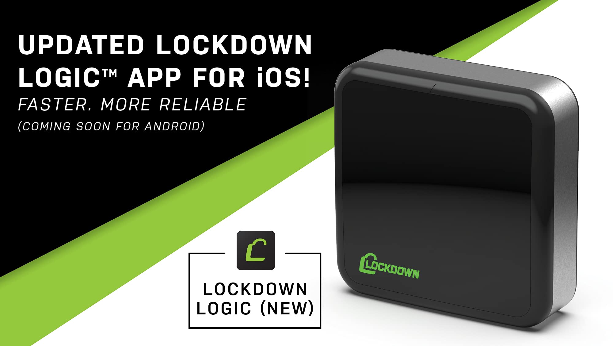 Lockdown Puck Monitoring System with WiFi, Free Updated App, Door Sensor, Motion and Temperature Detection and Easy Install for Vault, House and Room Security