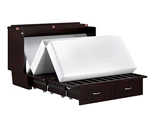 AFI Nantucket Murphy Bed Chest, Queen, Espresso