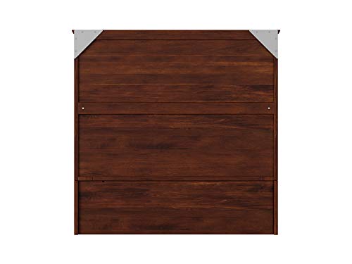 AFI Southampton Murphy Bed Chest with Charging Station, Twin XL, Walnut