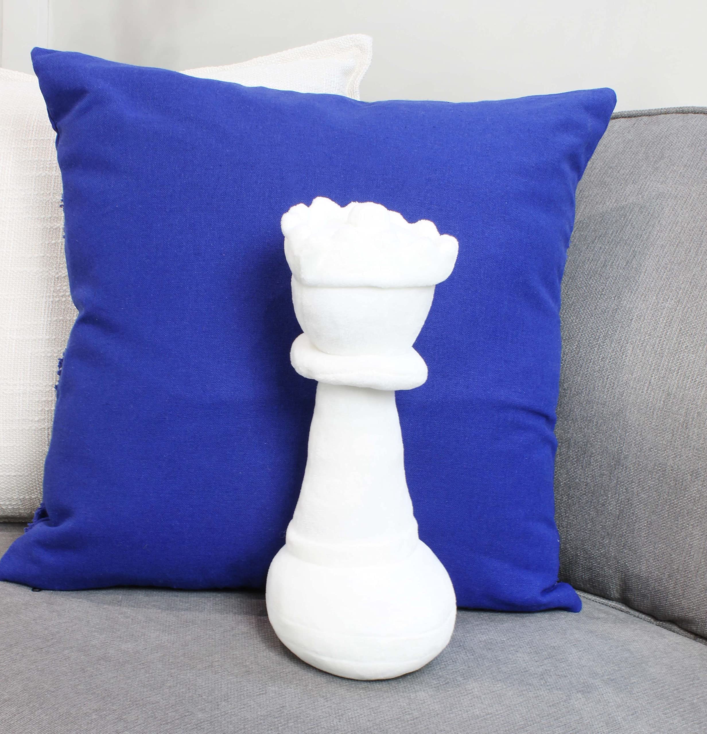 Attatoy Plush Chess Pieces (Set of 2): King and Queen Stuffed Toy Chess Game Figures