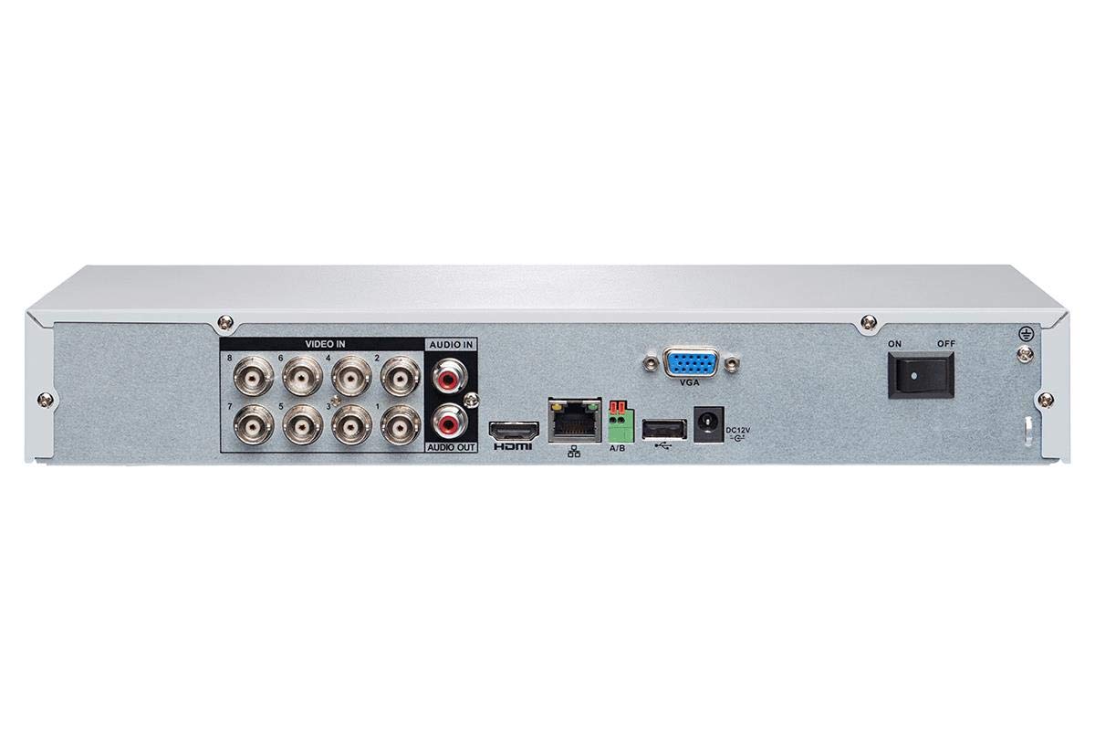 Lorex LHV51082TW 4K Ultra High Definition 8 Channel, 2TB Hard Drive Digital Video Surveillance Recorder (DVR), White
