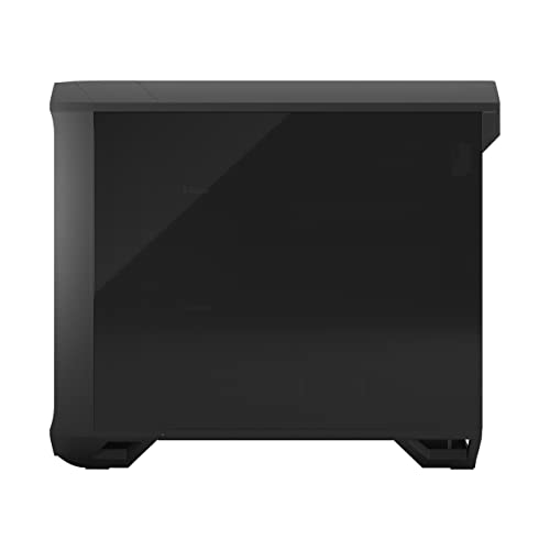 Fractal Design Torrent Nano RGB Black - Light Tint Tempered Glass Side Panels - Open Grille for Maximum air Intake - 180mm RGB PWM Fan Included - Type C - mITX Airflow Mini Tower PC Gaming Case