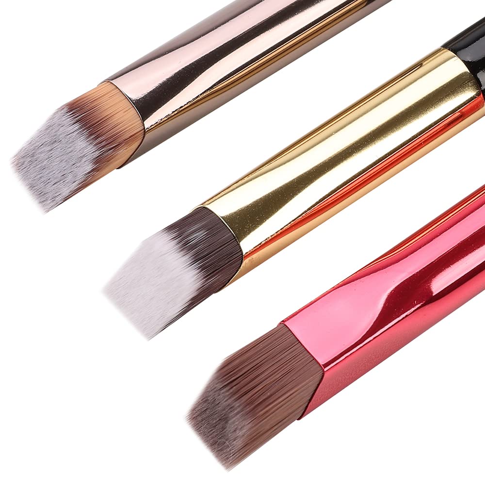 3Pcs Multi-Function Eyebrow Brush,Eyebrow Brush,Three-Dimensional Concealer Makeup Brush,Professional Eyebrow Brush,Eye Brow Concealer Contour Brush,Brow Makeup Brush Ultra Thin for Women and Girls