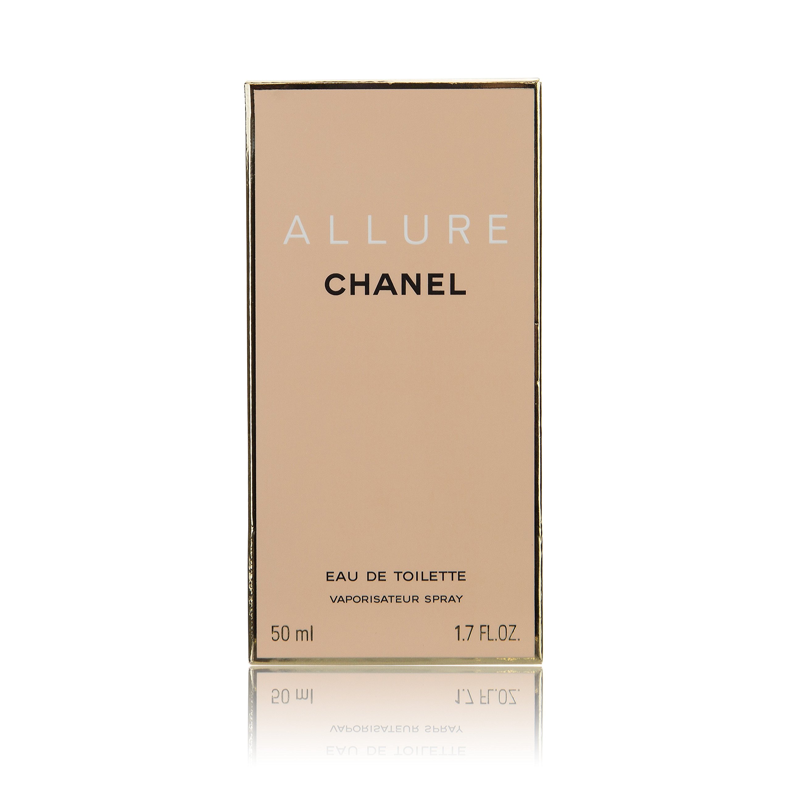 Allure By Chanel, Eau De Toilette Natural Spray, 1.7 Ounce (50 ml)