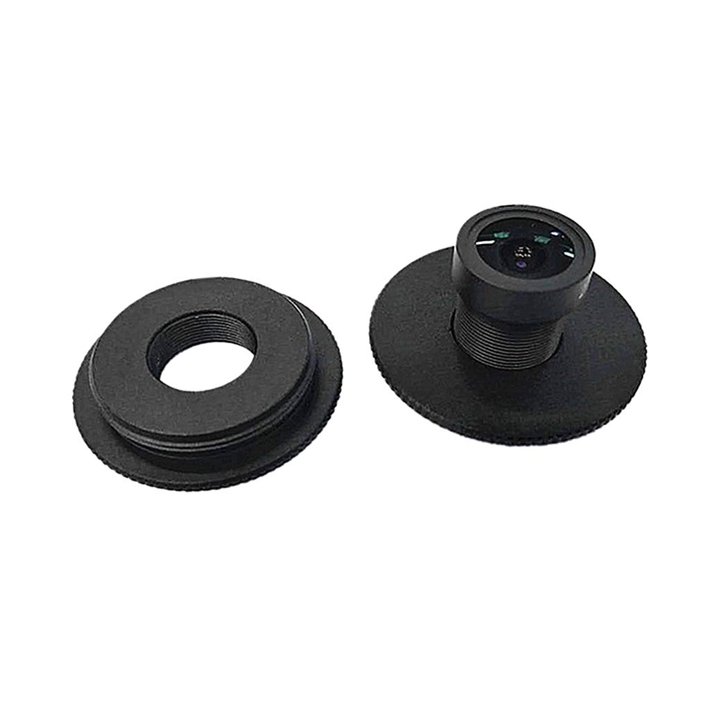 JKPOWER Black Metal M12 to C/CS Mount Board Lens Converter Adapter Ring for AHD Sony CCD TVI CVI Box Camera Support Accessories M12 to CS Mount Lens Converter Ring Black