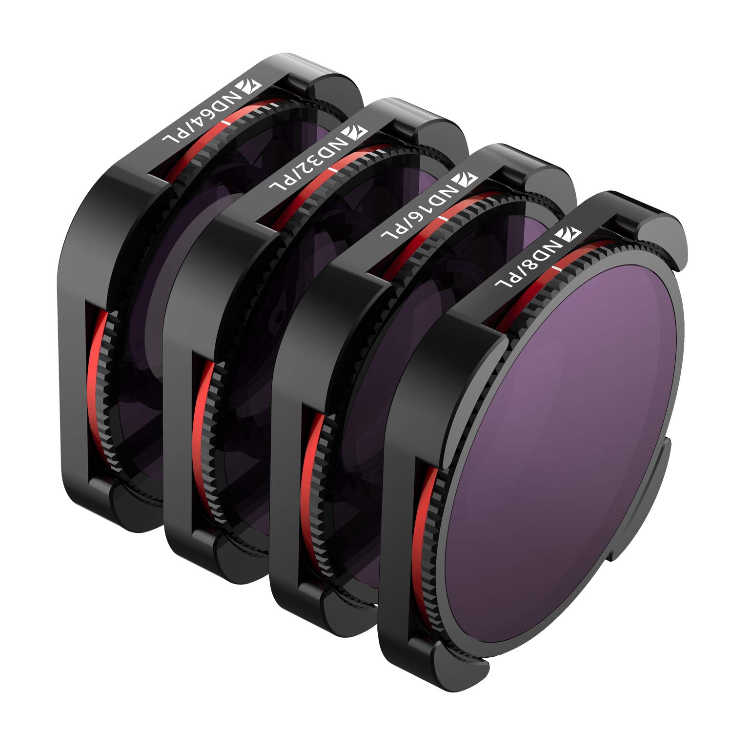 Freewell Bright Day - 4K Series - 4Pack Filters Compatible with Hero12, Hero11, Hero11 Mini, Hero10, Hero9 Black