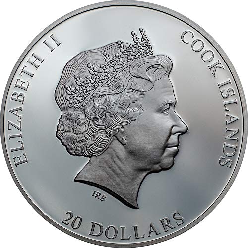 2019 DE Modern Commemorative PowerCoin Moon Landing Apollo 11 50th Anniversary 3 Oz Silver Coin 20$ Cook Islands 2019 Proof