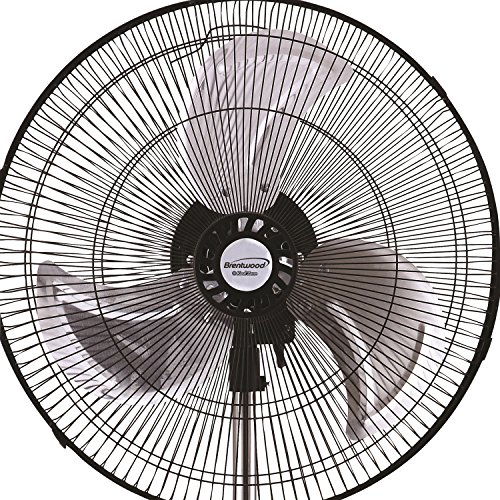 Brentwood Kool Zone F1831B 18" Industrial 3-in-1 Fan, One Size, Black
