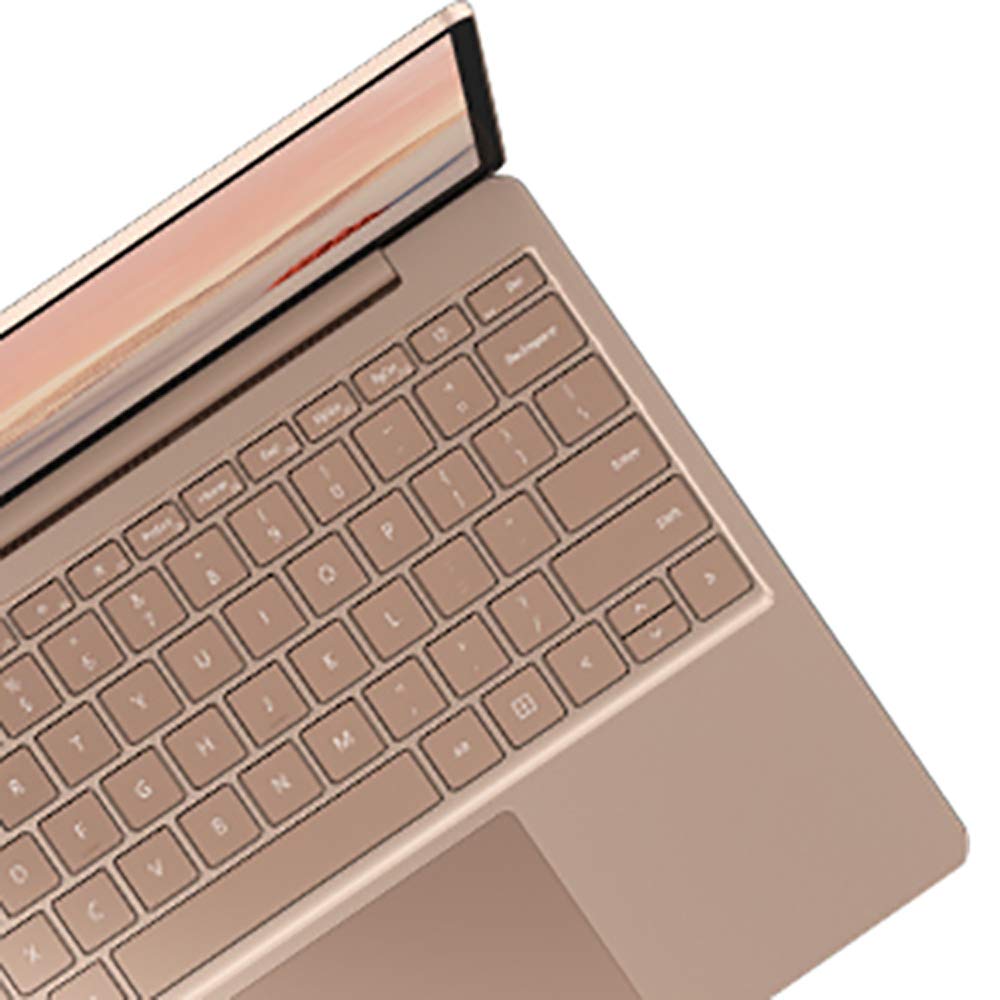 Microsoft Surface Laptop Go 12.4" Intel i5-1035G1 8GB/256GB Touchscreen, Sandstone Bundle w/Elite Suite Software (Office Suite Pro, Photo Editor, PDF Editor, PCmover Pro) + 1 YR CPS Protection Pack