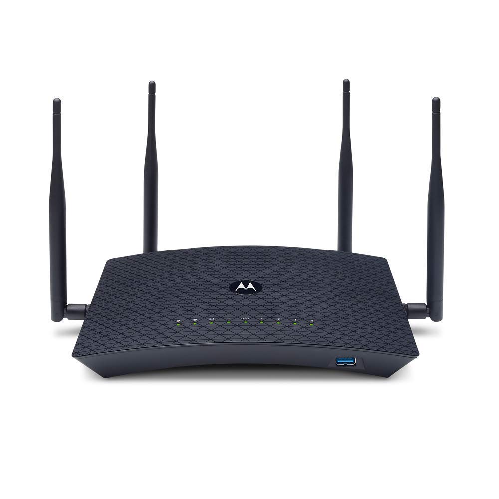 Motorola MB7420 Cable Modem + AC2600 Smart Wi-Fi Router | Approved for Comcast Xfinity, Cox, and More β Separate Modem and Router Bundle