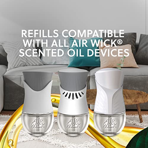 Air Wick Plug in Scented Oil Refill, 10ct, Fresh Waters, Eco Friendly, Essential Oils, Air Freshener