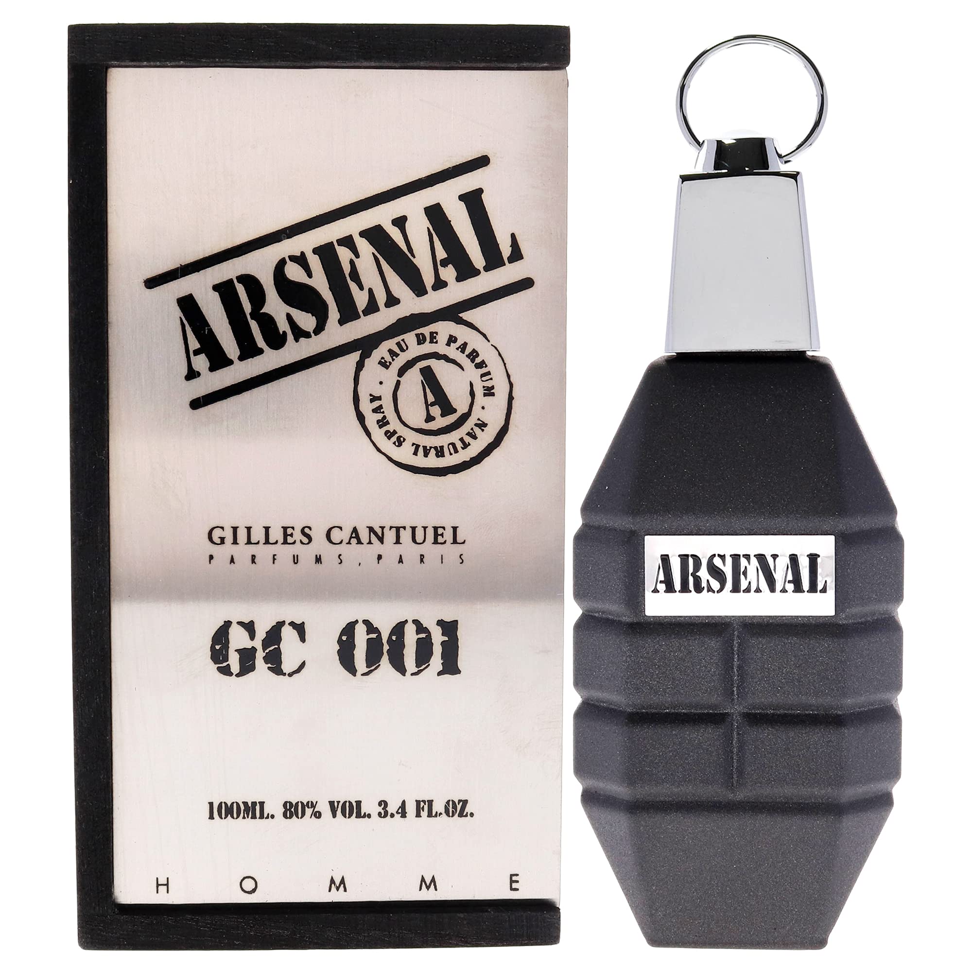 Gilles Cantuel Arsenal GC 001 Men EDP Spray 3.4 oz