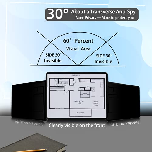 USICOOR for iPad Air 5 4 10.9 inch pro 11 inch Removable Magnetic Privacy Screen Protector Removable and Reusable Removable Magnetic privacy screen protector compatible with iPad Air 4 10.9″ &
