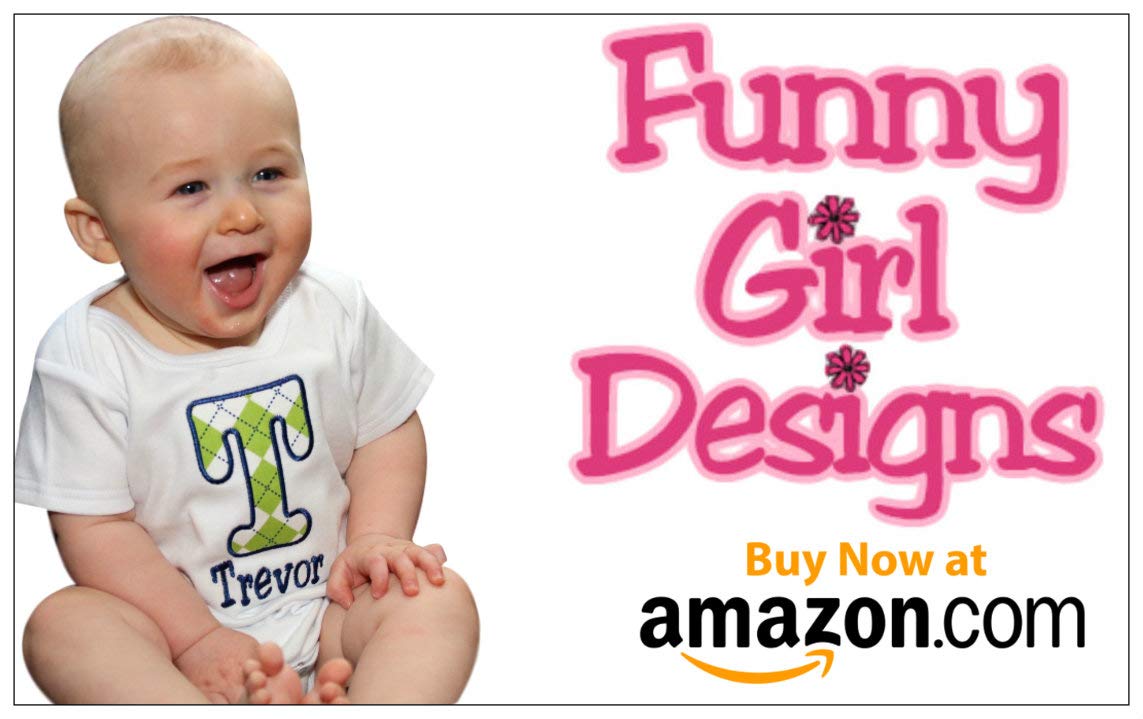 Funny Girl Designs Personalized Embroidered Baby Boys Bubble Initial Bodysuit with Matching Cotton Beanie Hat - Your Custom Name (Royal Blue Dot)
