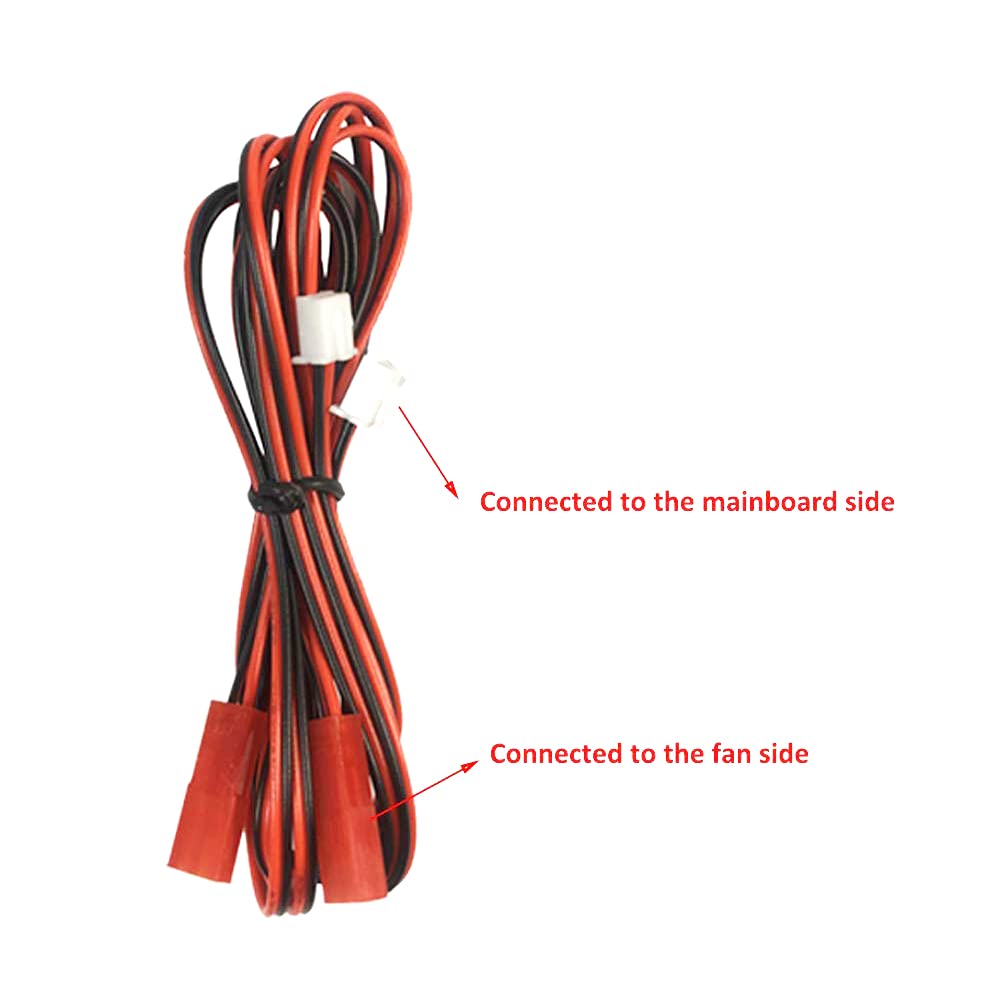 Furiga 24V 5015 Blower Fan DC 50X50X15mm Radial Cooling Fan 1.2M Cable for 3D Printer Fan Heat Sink 2PCS, TIEFULONG-WT