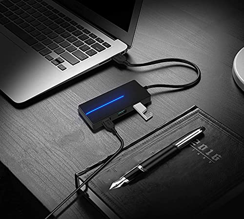 GARMESE USB 3.0 Hub, 5-in-1 USB Hub Splitter USB A Hub with Micro-SD/SD Card Reader and 3 USB 3.0 Ports for Laptop, iMac, MacBook Pro 2015/2016, Google Chromebook and More