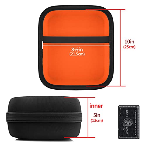 Geekria Shield Headphones Case for Large Sized Over-Ear Headphones, Replacement Hard Shell Travel Carrying Bag with Cable Storage, Compatible with Denon AH-D9200, Sony MDR-Z1R Headsets (Black)