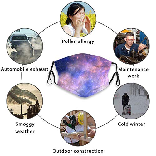Akabsh Face Bandanas, Adult Breathable Reusable Face Bandanas Windproof Outdoor Bandanas