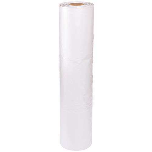 Aviditi 58" x 43" x 76" Pallet Covers/Bin Liners, 2 Mil, Clear, Perforated Roll, Use to Protect Pallets and Equipment During Shipment or Storage (1 Roll of 50)
