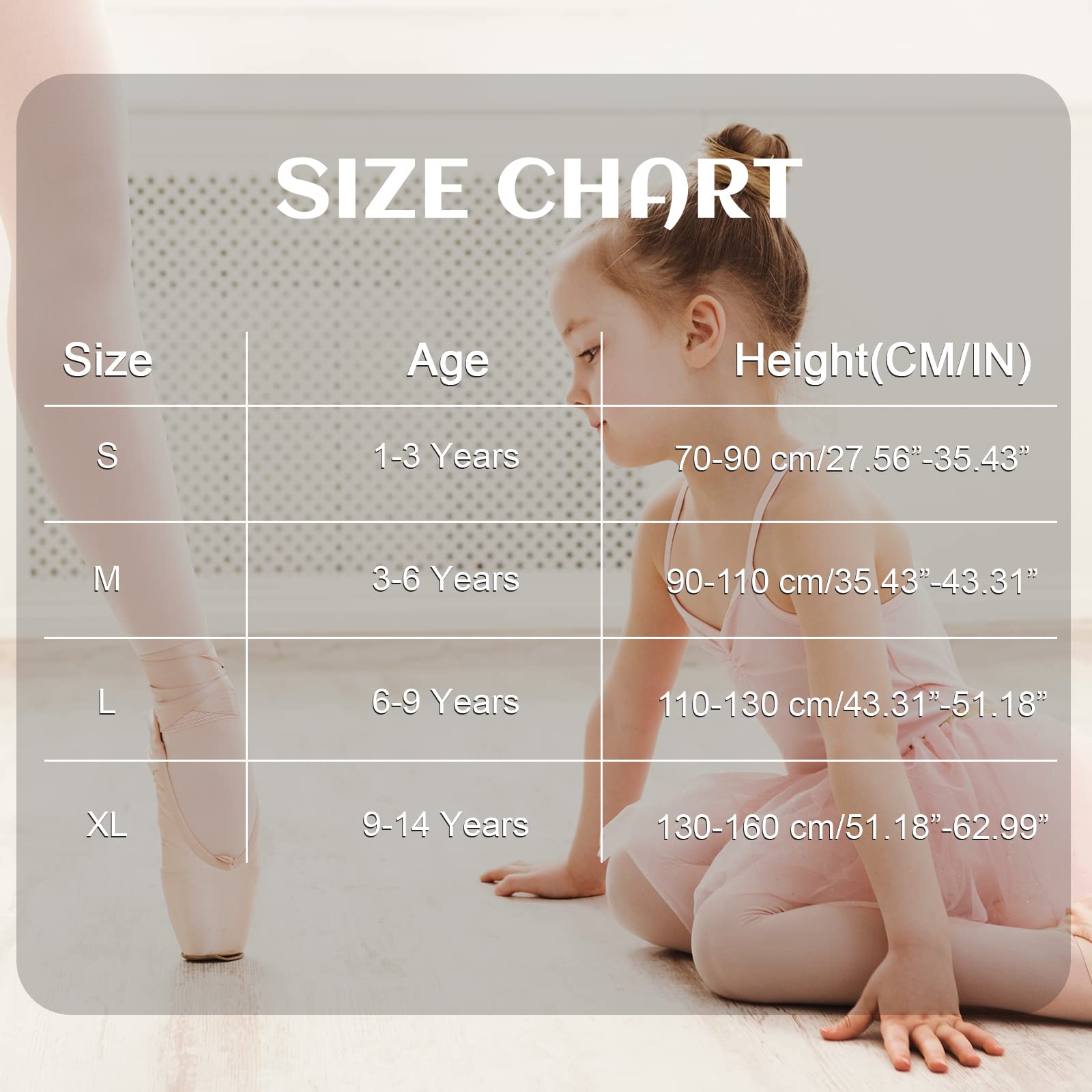 Girls Ballet Dance Tights for Toddler Baby Soft Athletic Leggings Infant Elastic Dance Tights for Girls White 3-6X
