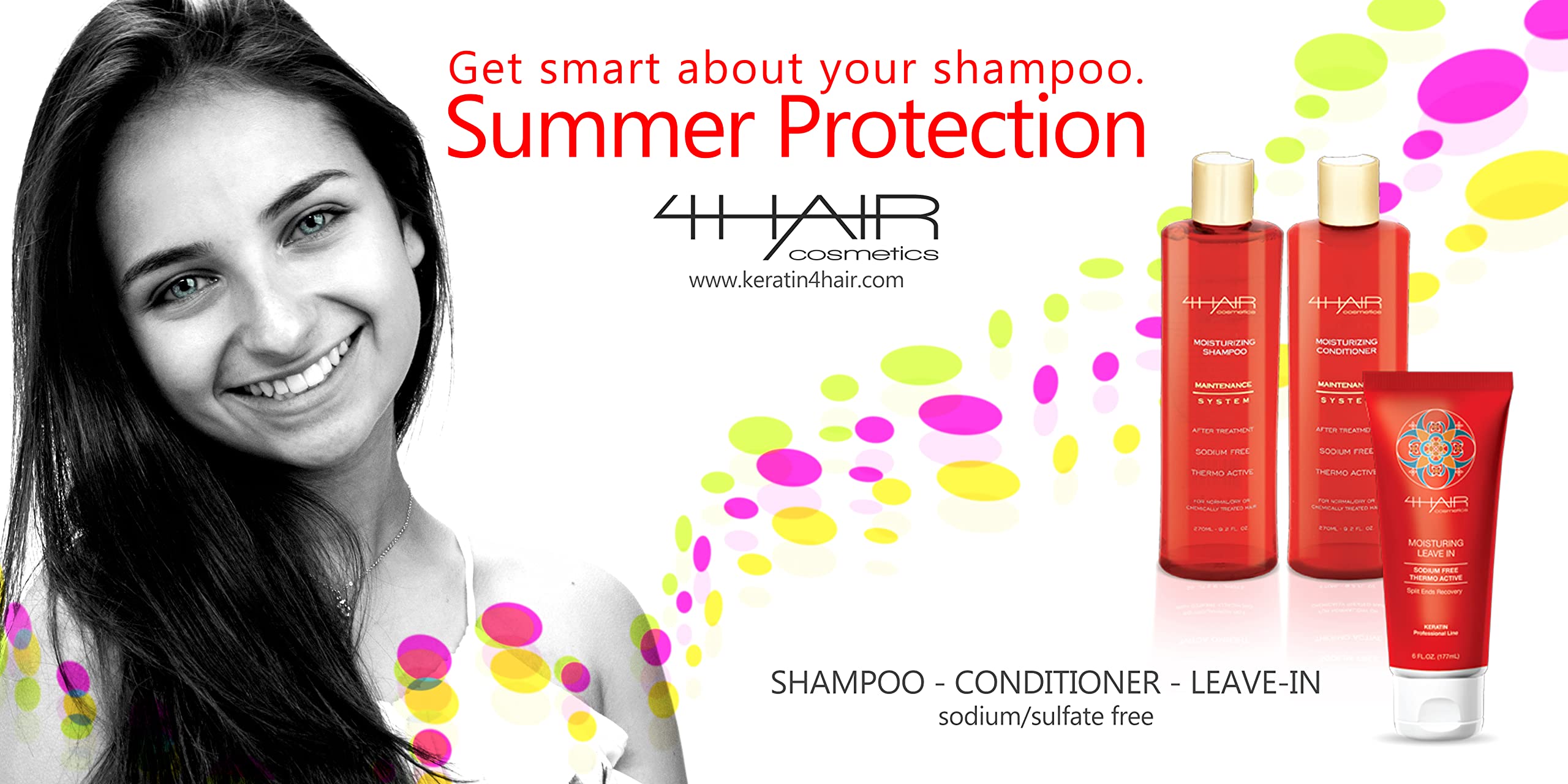 4Hair Sodium Free Moisturizing Shampoo 10 fl oz