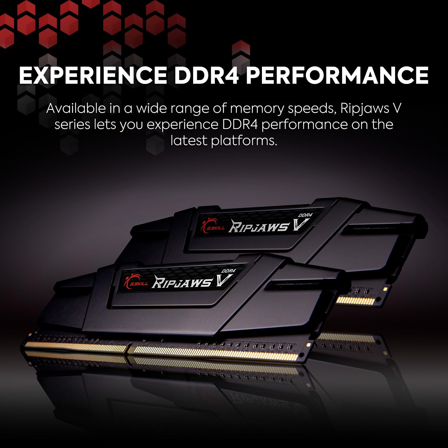 G.Skill RipJaws V Series DDR4 4000 (PC4-32000) CL18-22-22-42 1.40V Dual Channel SDRAM Desktop Memory Module
