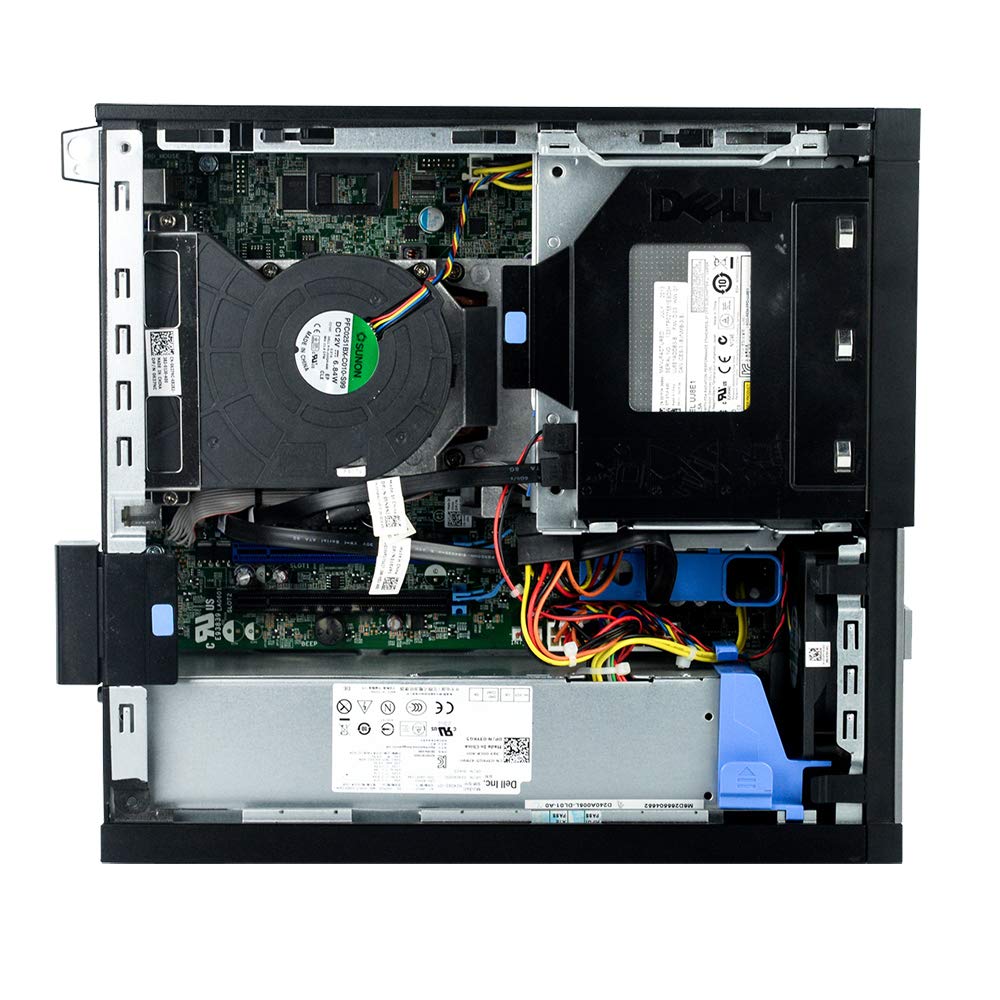 Dell Optiplex 7010 PC with 24 FHD Dell Monitor, Wireless Keyboard, WiFi, Intel i5, 8GB Memory, 240GB SSD Storage, Windows 10 (Renewed)