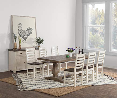 Kosas Home Quincy Dining Tables, Desert Gray Finish