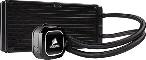 Corsair Hydro H100 x 240 mm Radiator Dual 120 mm PWM Fans Liquid CPU Cooler - Black
