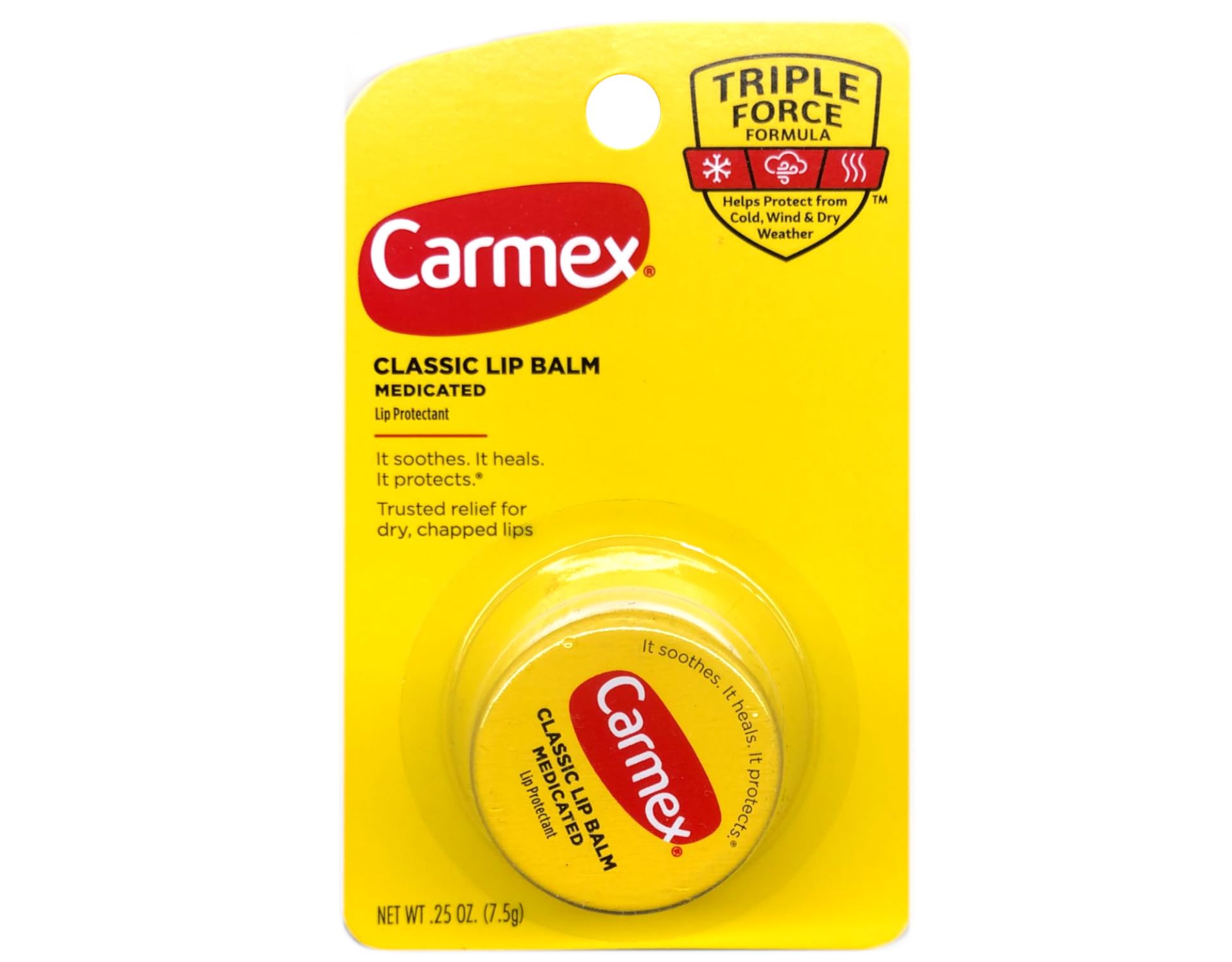 Carmex Classic Lip Balm Medicated, 0.25 oz ( Pack of 11)