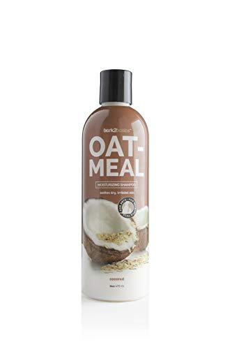 Bark 2 Basics Oatmeal Dog Shampoo, 16 oz - Natural Colloidal Oatmeal, Natural Ingredients, Calms Dry Itchy Irritated Skin, Moisturizes and Soothes the Skin and Coat, Professional Grade