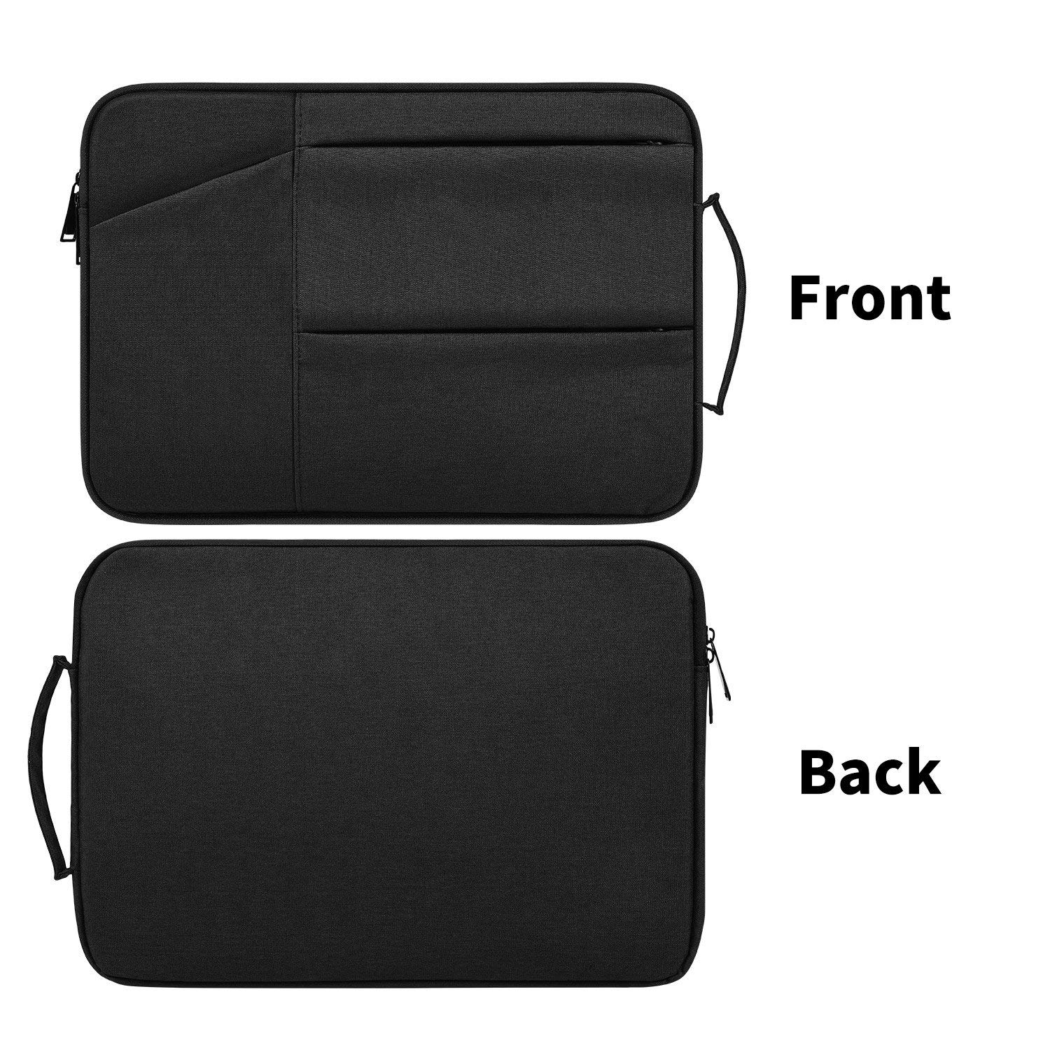 Graphics Drawing Tablet Carry Case with Artist Glove Compatible for Wacom Intuos Pro PTH660 Medium Case Huion H1060P, H950P, HS610, Xp-Pen Deco 01 V2, Ugee M708 and VEIKK A30 (Black)