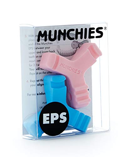 Munchies EPS Aligner Tray Seaters, Blue and Pink Aligner Chewies, (Pack of 2)
