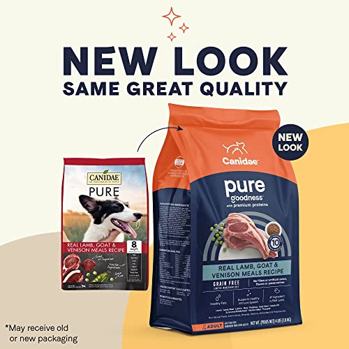 Canidae Pure Real Lamb, Goat & Venison Meals Recipe Adult Dry Dog 24 LB