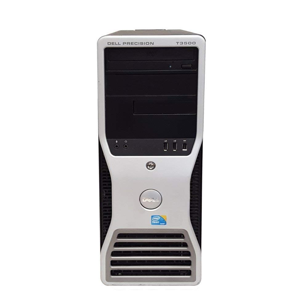 Dell Precision T3500 PC Desktop Intel xeon 2.8GHz W3530, 500GB HDD, 8GB Ram.Windows not installed (Renewed)