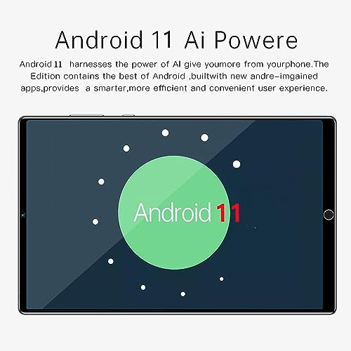2023 Global Version 11.6 Inch Tablet Android 16GB RAM 1TB ROM Android 11.0 MTK6797 WiFi 8800mAh 10 Core Network Full Screen Gold 1 / 16GB 1TB / UK-Plug