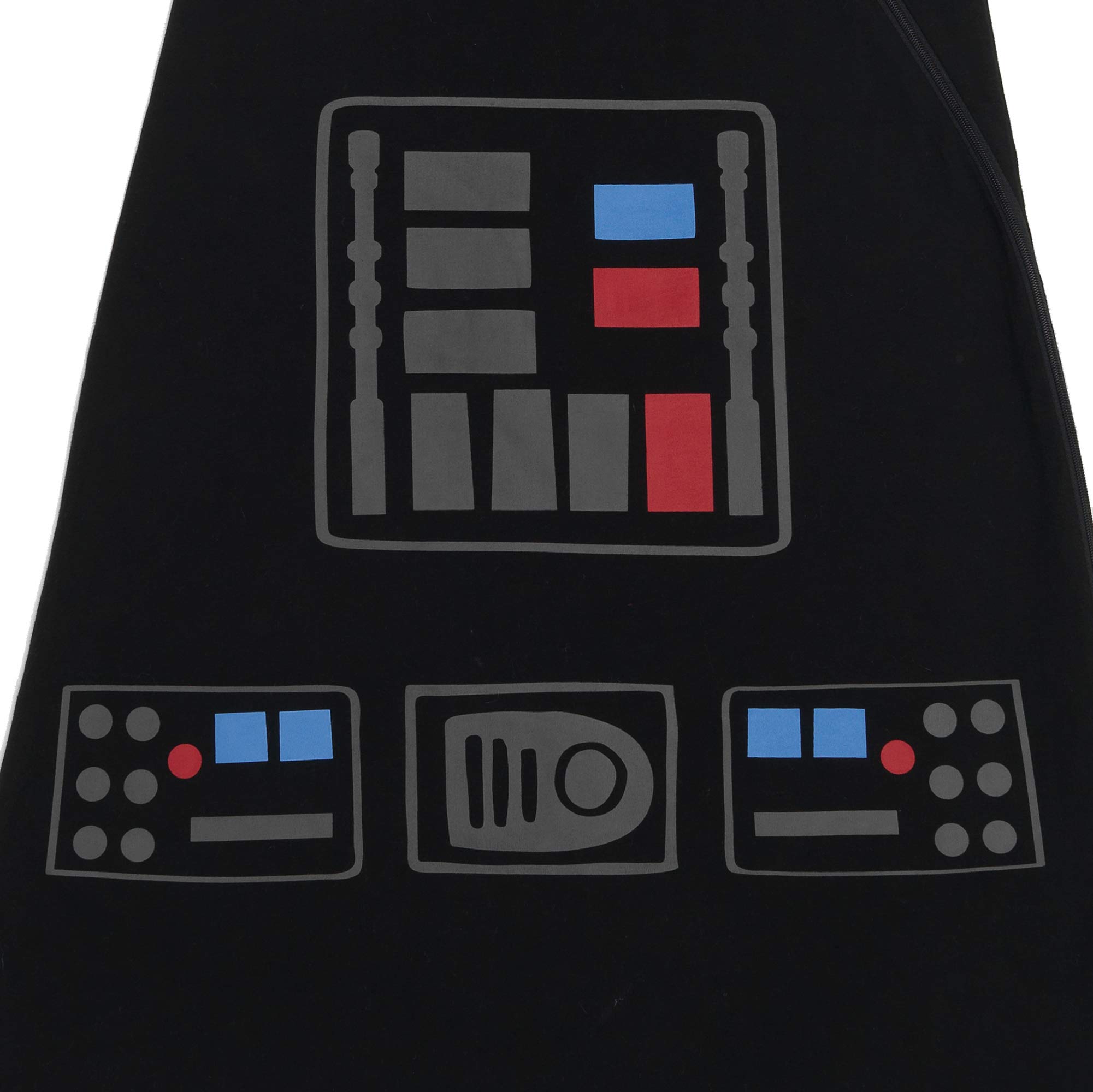 Lambs & Ivy Star Wars Darth Vader 100% Cotton Wearable Blanket - Black