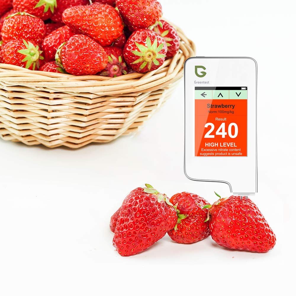 Greentest Drinking Water Quality Tester TDS Meter Analyser PPM + Food Digital Detector Nitrate Tester for Fruit,Vegetable,Meat Water and Fish