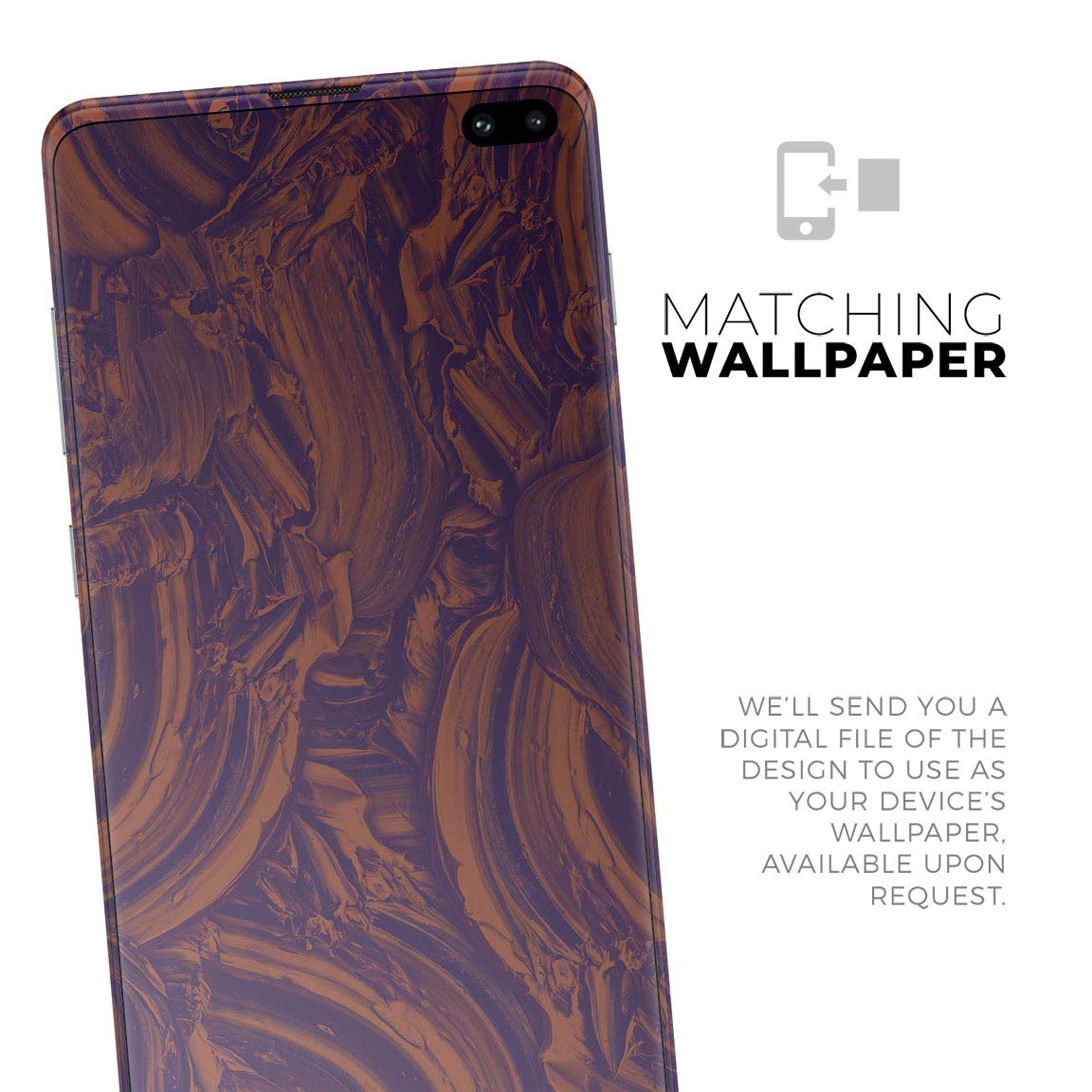 DesignSkinz Liquid Abstract Paint Remix V47 Protective Vinyl Decal Wrap Skin Cover Compatible with The Samsung Galaxy S20 (Screen Trim & Back Glass Skin)