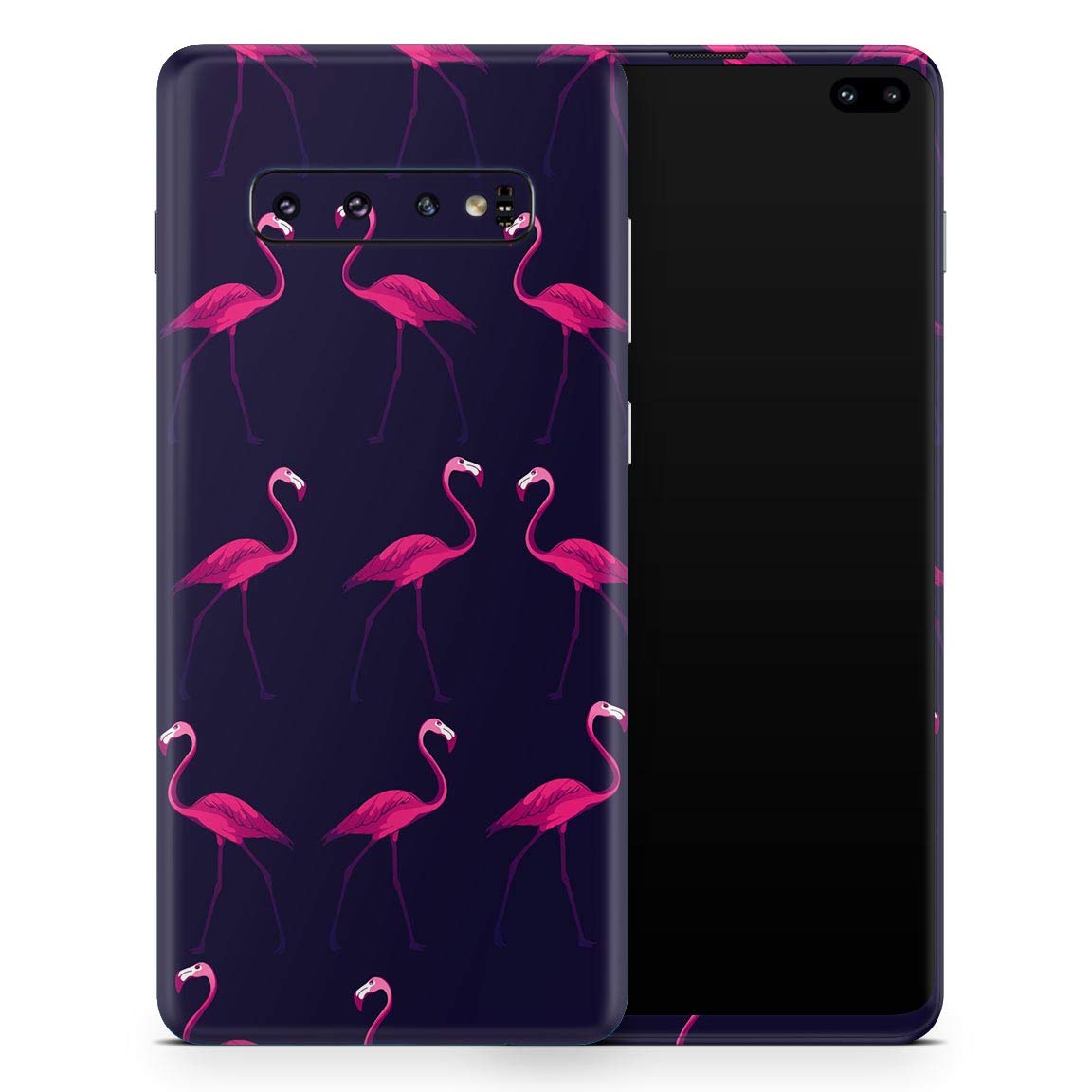 DesignSkinz Tropical Neon Summer Flamingo Protective Vinyl Decal Wrap Skin Cover Compatible with The Samsung Galaxy S20 (Screen Trim & Back Glass Skin)