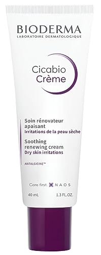 Bioderma - Cicabio - Face Body Cream - Soothing and Renewing Cream - Hydrates, Restores and Soothes the Skin - for Dry Skin Irritations 1.35 Fl Oz (Pack of 1)