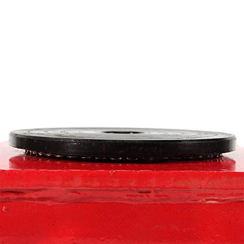 4 Rollers Industrial Machinery Mover, 13200 lbs (6 Tons) Capacity Machinery Skate Dolly, All-Steel Structure, 360 Degree Rotation (Red)