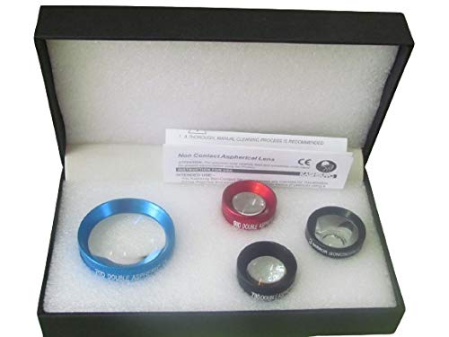 KASHSURG 78D+90D+20D + 3 Mirror GONIOSCOPE ASPHERIC Non Contact Lens for Ophthalmology