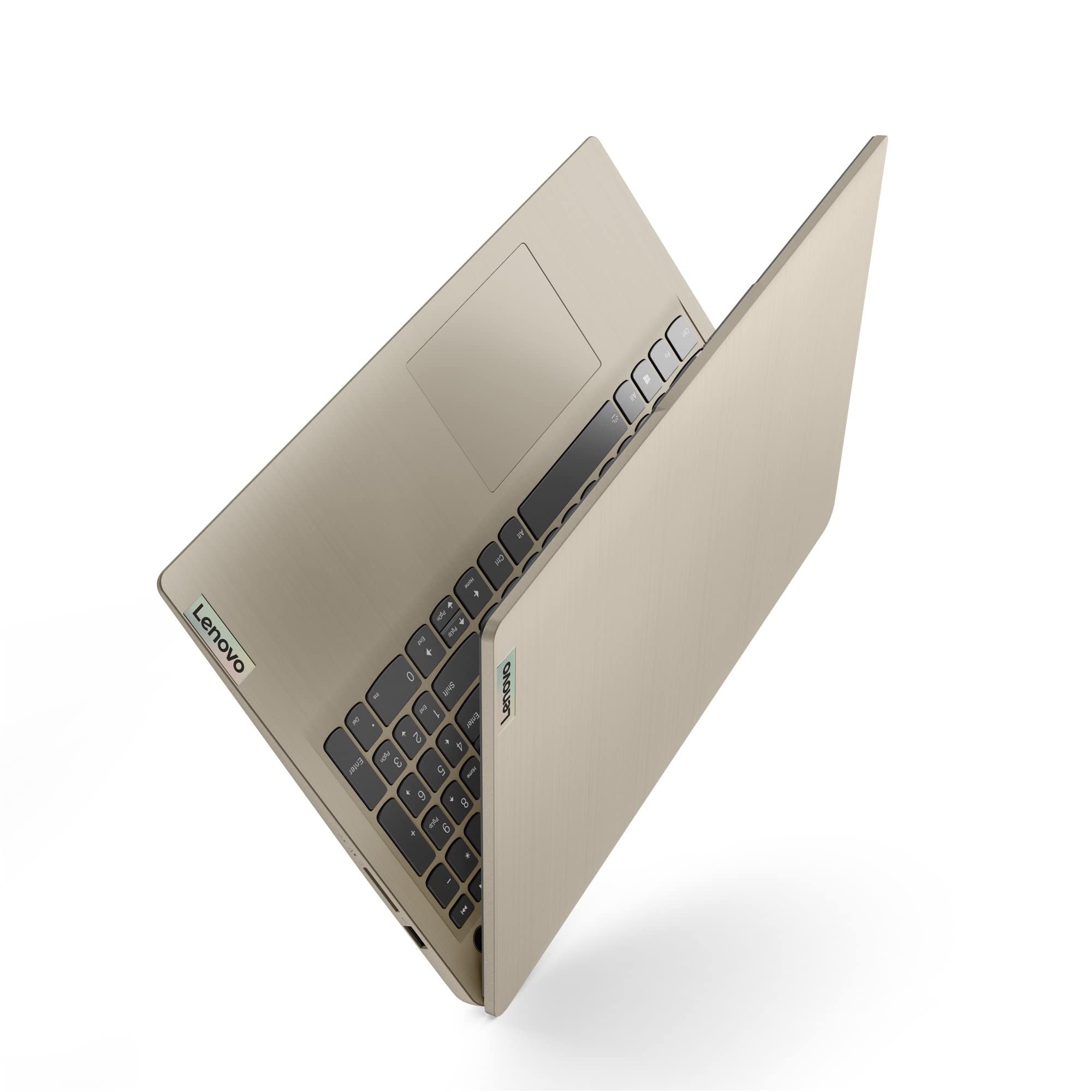 Lenovo 2023 IdeaPad 3 15.6" FHD Touchscreen Laptop Intel 2-Core i3-1115G4 UHD Graphics 12GB RAM DDR4 512GB NVMe SSD WIFI AC Bluetooth Webcam HDMI USB-C Card Reader Sand Windows 10 Pro w/ 32GB USB