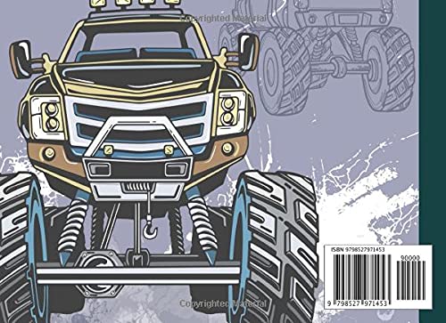 Autograph Book: Premium Monster Truck Cover | Signatures Blank Scrapbook, Memorabilia Album Gift, Keepsake Memory Book, Size 8.25" x 6" By Leo Weiss