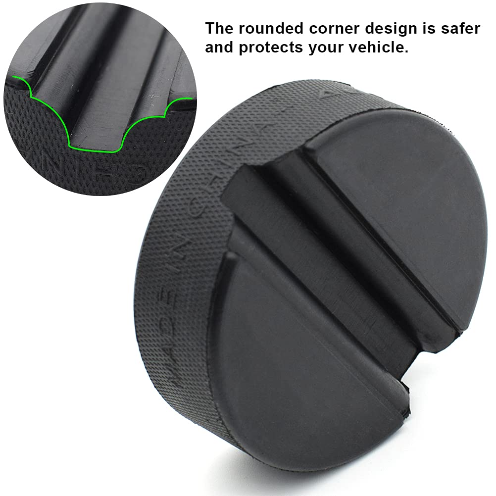 AUTOXBERT Jack Pad Adapter Rubber Anti-Slip Rail Support Block Heavy Duty Car Lift Tool Accessories for VW Audi Seat Skoda Jacking Points