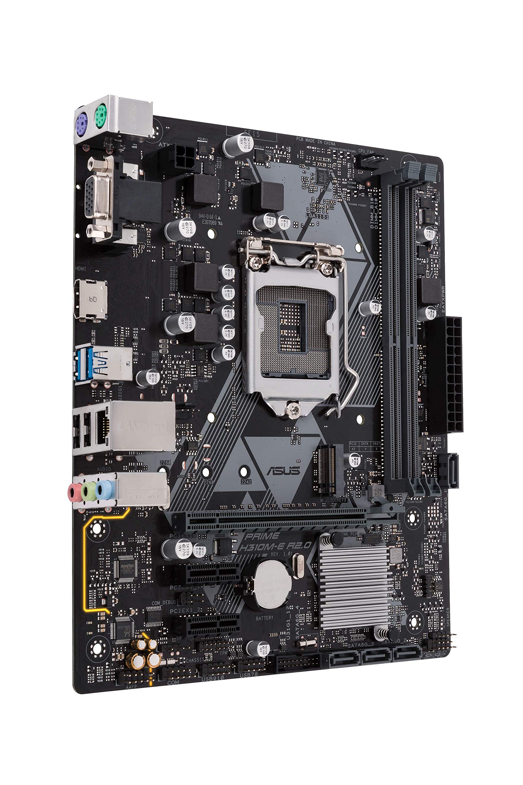 Asus Intel 8th Gen DDR4 HDMI VGA Micro ATX Motherboards (Prime H310M-E R2.0)