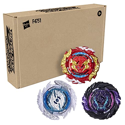Beyblade Burst QuadDrive Sonic Warp 3-Pack with 3 Spinning Tops, Battling Game Top Toys for Kids Ages 8 and Up