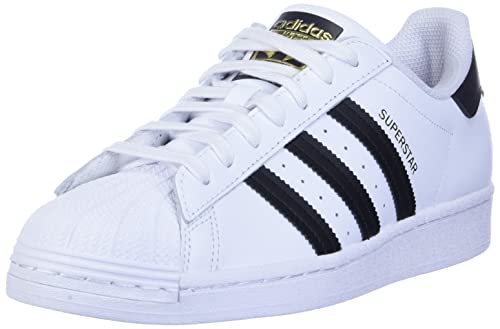adidas Originals womens Superstar Sneaker, White/Black/White, 10 US